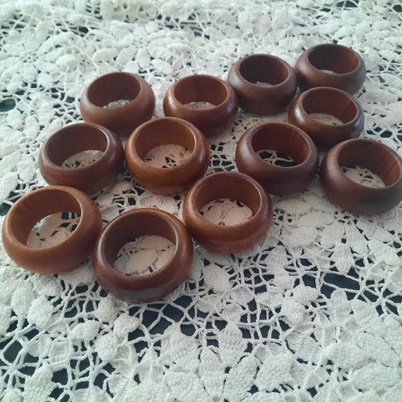 Accents | Vintage Wood Napkin Holders Very Nice Set 12 | Poshmark